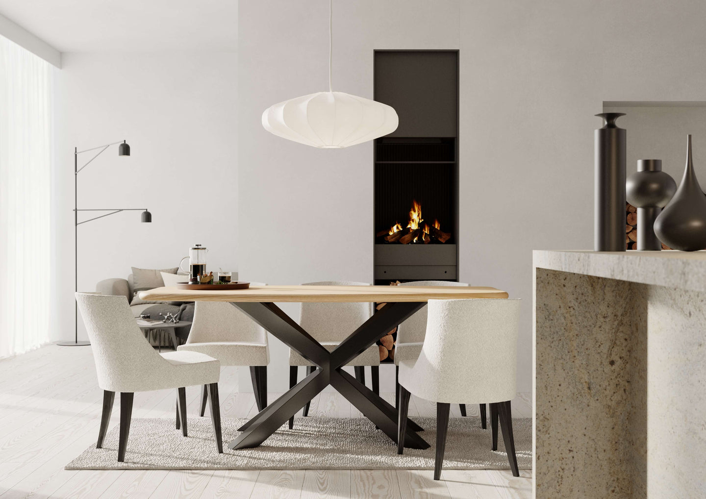 Sarizza - We make Modern Hardwood Dining Tables in High Point, NC