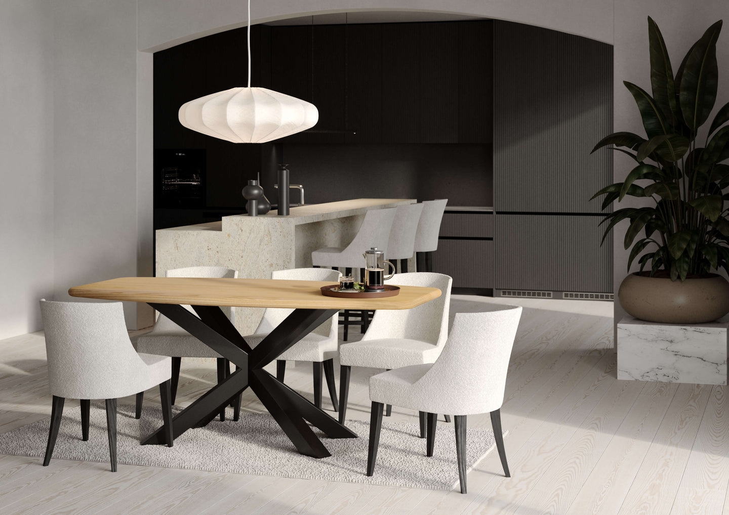Sarizza - We make Modern Hardwood Dining Tables in High Point, NC
